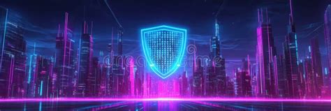 cybersecurity advances in politics showcased in a futuristic city with
