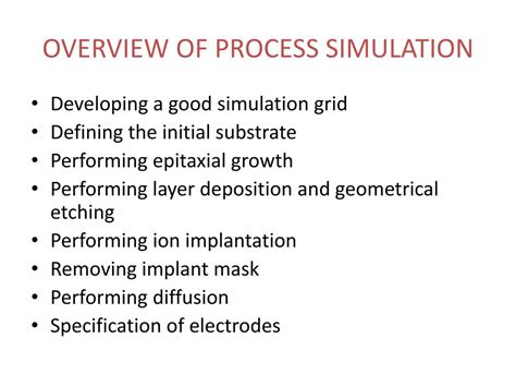 Ppt Process And Device Simulation Of A Power Mosfet Using Silvaco Tcad Powerpoint Presentation