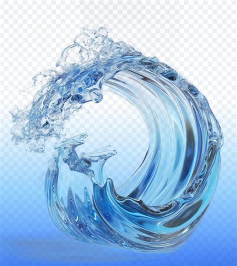 透明 な 背景 に 水 が 散らばっ て いる プレミアムpsdファイル