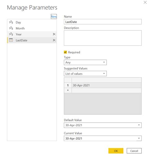 Solved Using Power Query Parameters Microsoft Fabric Community