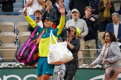 Grand Slam Champion Rafael Nadal Of Spain Leaving Court Philippe