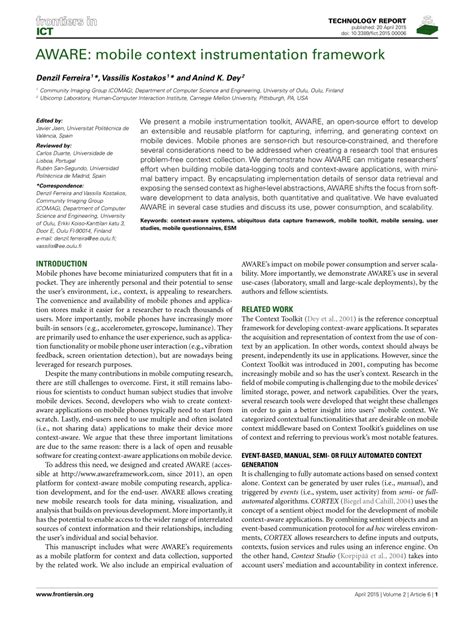 pdf aware mobile context instrumentation framework