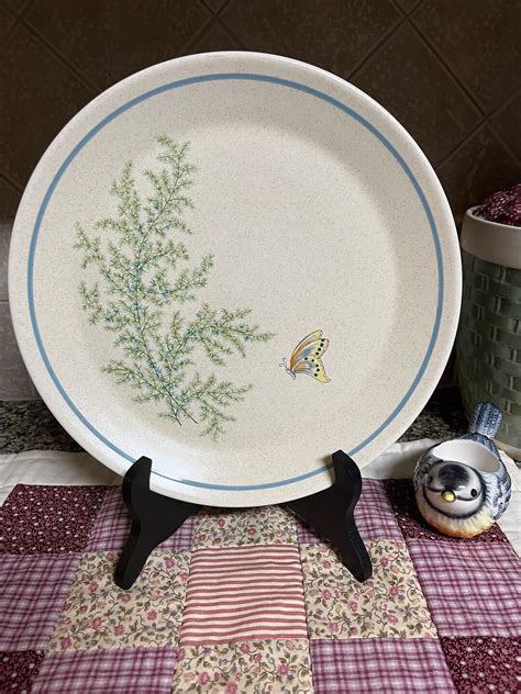Vintage Lenox Temperware Fancy Free Dinner Plate Butterfly Plate