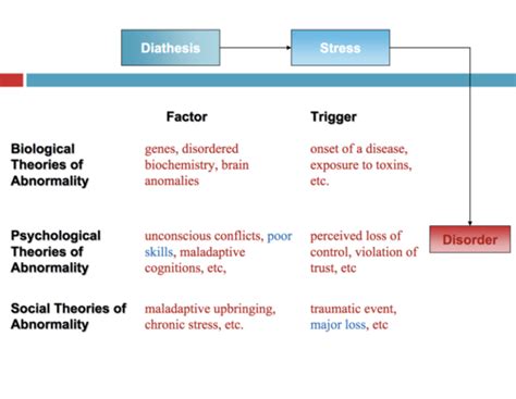 Chapter 2 Theories Of The Etiology Of Abnormality Flashcards Quizlet