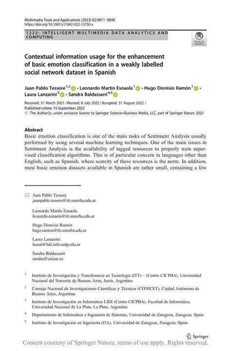 Contextual Information Usage For The Enhancement Of Basic Emotion