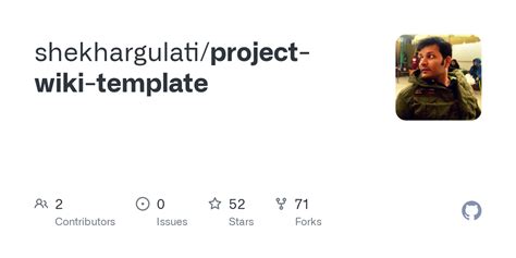 Github Shekhargulatiproject Wiki Template