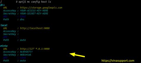 H Ng D N T O Object Storage Server V I Minio Vinasupport