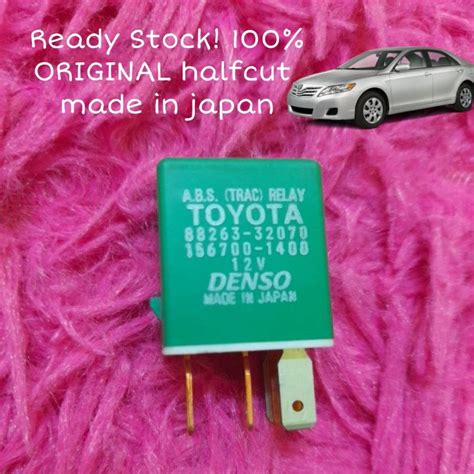 Toyota Lexus Green Relay Denso Pin ABS TRAC Halfcut Made In Japan