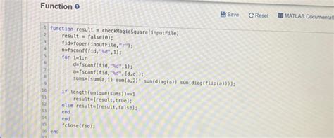 Solved Using Matlab Code I Keep Getting Error Shown In Last Chegg