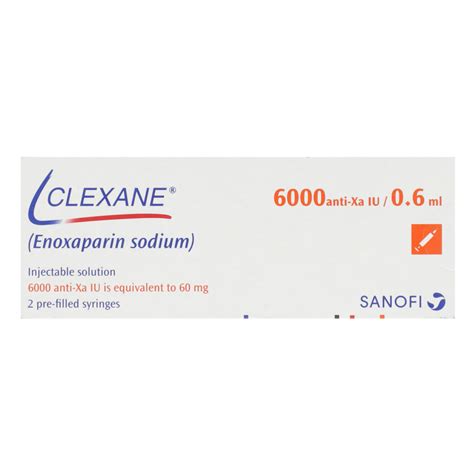 Clexane Inj 60mg 2pfsx06ml Ailaaj