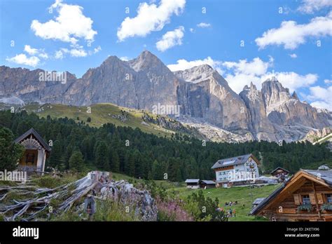 Panoramas Of The Alpe Ciampedie Vigo Di Fassa Val Di Fassa Trento