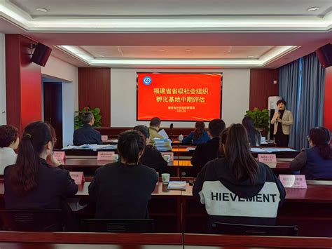 福建省省级社会组织孵化基地中期评估顺利开展活动报道孵化基地福建省海峡社会组织研究院