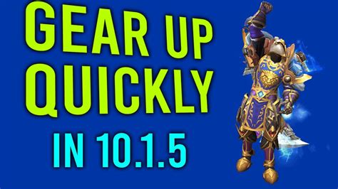 How To Gear Up In 1015 Super Fast For Alts And Mains Youtube