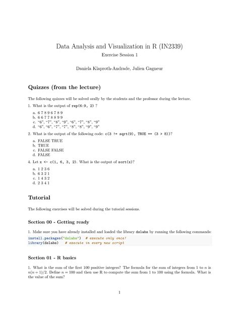 Exercise 01 Basics R Data Analysis And Visualization In R In2339