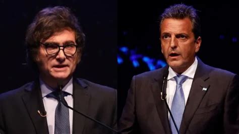 Debate Presidencial Cómo Se Preparan Sergio Massa Y Javier Milei Para