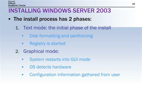 PPT INTRODUCING MICROSOFT WINDOWS SERVER 2003 PowerPoint Presentation ID 5778309
