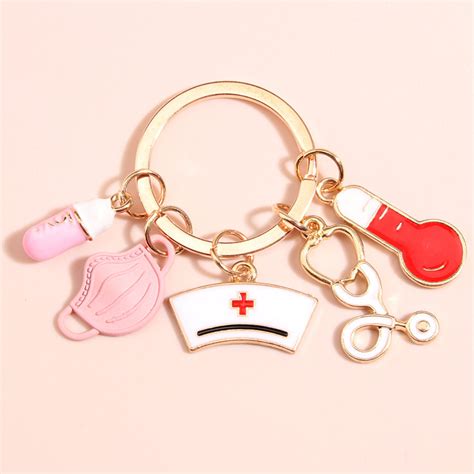 Badu Bg Медицинско оборудване Ключодържател Термометър Стетоскоп Капачка за медицинска сестра