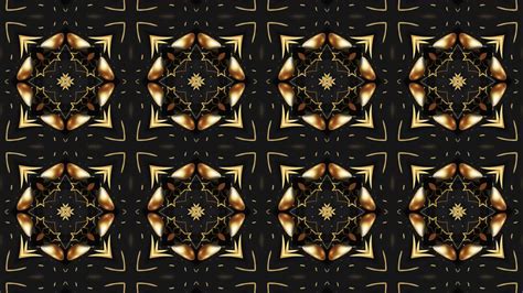 Animation Seamless Kaleidoscope Pattern Colorful Background Beautiful