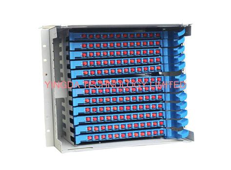 Core Fc Sc Lc St Connector Odf Fiber Optic Patch Panels Unit Cassette Fully Load