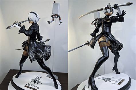 Sexy 2b Nier Yorha With Sword Split Stl 3d Model Print Etsy