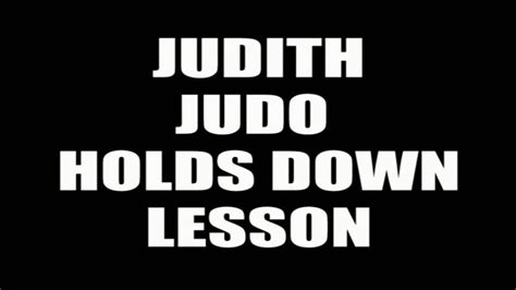 Judith Judo Holds Down Lesson Martialtheatre Videoclip Store Clips4sale