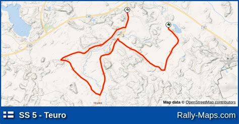 Ss 5 Teuro Stage Map Lammi Ralli 1986 Junnu Sm 🌍 Rally