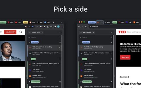 Vertical Tabs Chrome Web Store