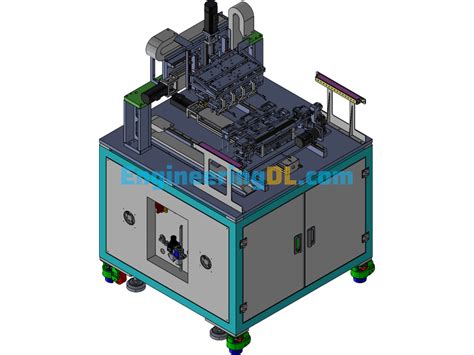 Cell Phone Fingerprint Module Assembly Equipment 3d Exported