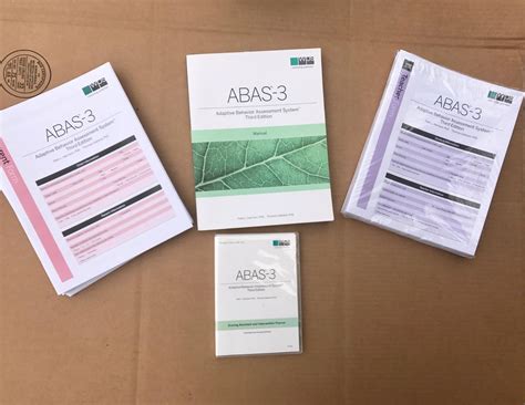 Adaptive Behavior Assessment System 3 Abas 3 School Software Kit