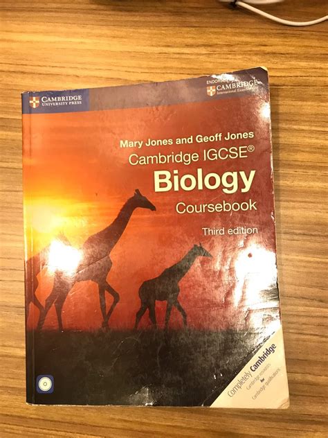 Cambridge IGCSE Biology Coursebook Third Edition By Mary Jones And