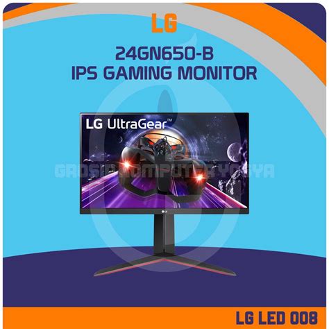 Jual Lg 24gn650 B 238 Full Hd 1ms 144hz Ips Panel Gaming Monitor
