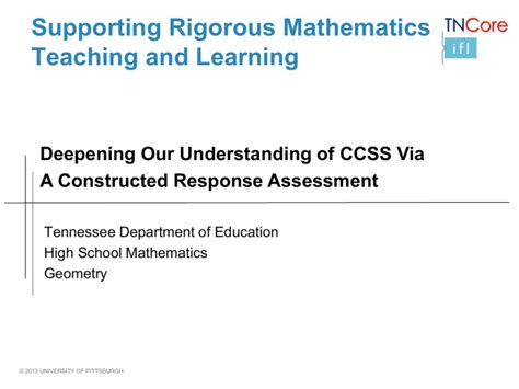 The Ccss For Mathematical Practice