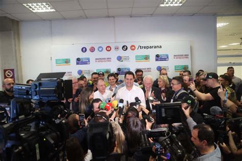 Governador Ratinho Junior ganhou a eleição em 94 dos municípios