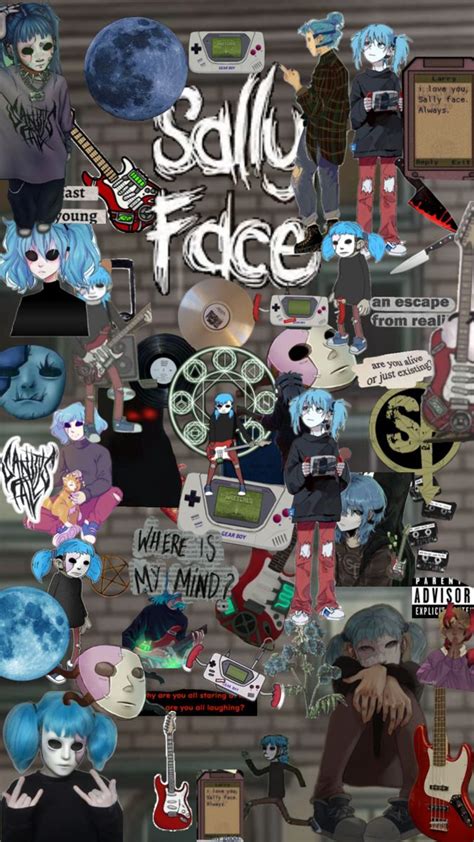 My New Wallpaper X3 In 2024 Sally Face Game Sally Man Wallpaper