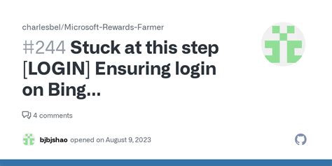 Stuck At This Step Login Ensuring Login On Bing · Issue 244