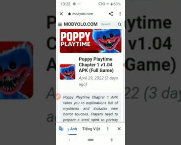Cách Tải Poppy Playtime Chapter