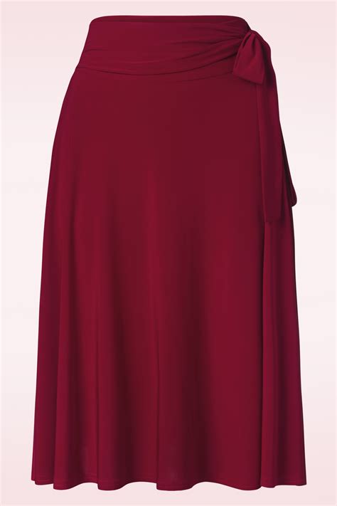 Vintage Chic For Topvintage Ally Swing Rok In Rood Shop Bij Topvintage
