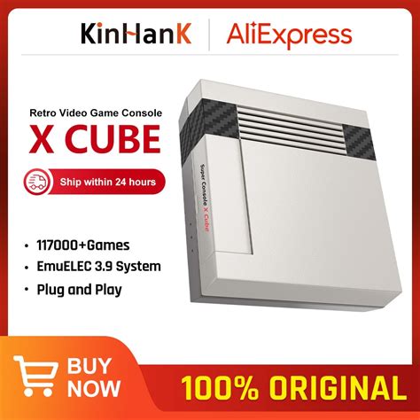 KINHANK Super Console X Cube Retro Game Console Support 117000 Video ...