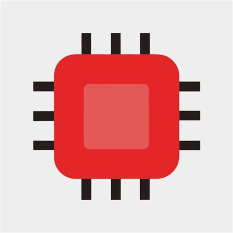 Premium Vector Computer Hardware Components Parts And Devices Featuring BIOS Chip Vector Style