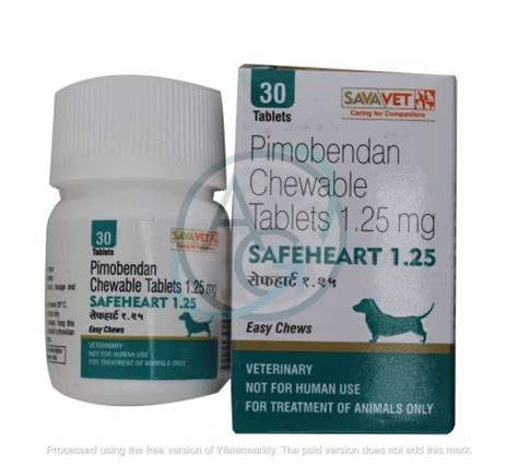 1 25 Mg Pimobendan Chewable Tablets At Rs 643 Box Vitamin C Chewable