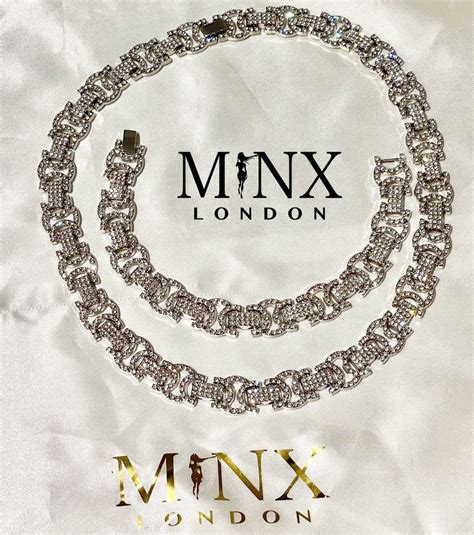 Iced Out Chain Iced Out Necklace Iced Out Bracelet Minx London