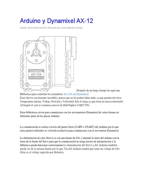 Arduino Y Dynamixel Ax Pdf