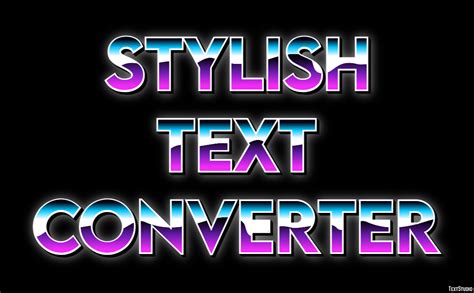 Stylish Text Converter Text Effect And Logo Design Font