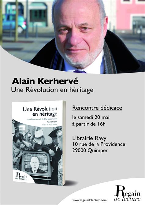 Alain KerhervÉ En Dédicace à La Librairie Ravy à Quimper Le 20 Mai à 16