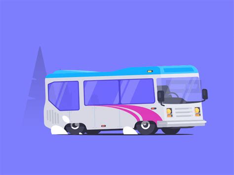 Bus By Pudge On Dribbble