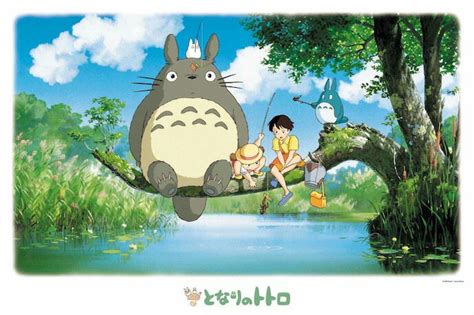 【写真付きレビュー】【在庫あり】ジグソーパズル 1000ピース ジブリ となりのトトロ 何が釣れるかな 50x75cm1000 226