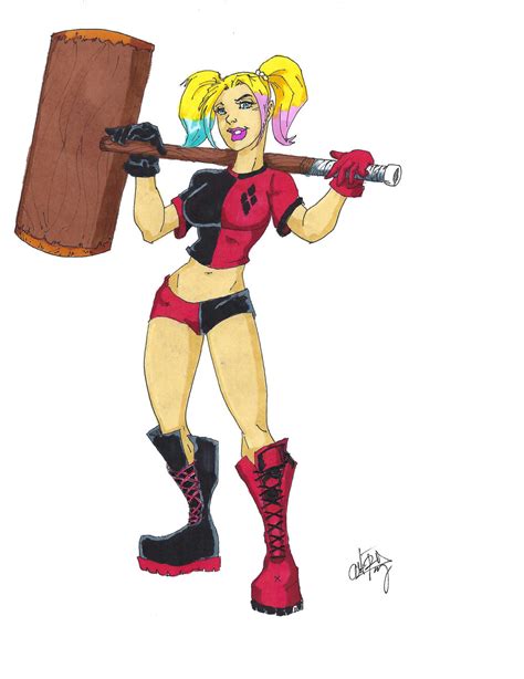 Harley Quinn Hammer By El River On Deviantart