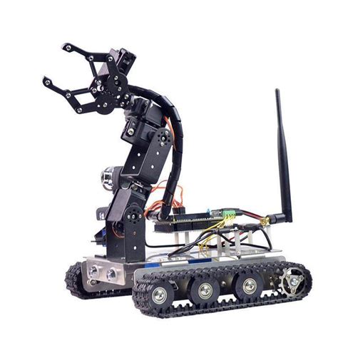 Topacc Xiao R Gfs Diy Wifi Robot Arm Car Metal Chassis Arduino2560