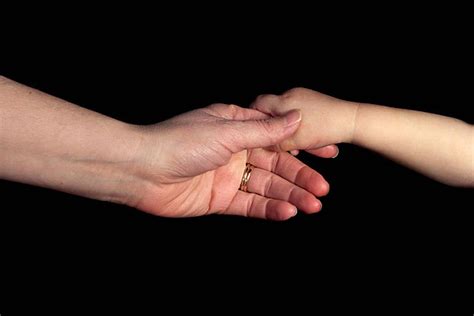 Mother Daughter Holding Hands Background Art Shadow Vector Background