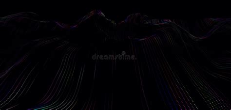 Abstract Futuristic Background Big Data Visualization Network Connection Data Transfer 3d